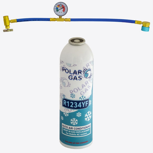 1KGC Polar Gas R1234yf Car Air Conditioning Gas Refrigerant refill kit ...